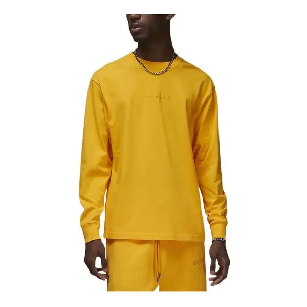 JORDAN Wordmark Long Tee - Yellow