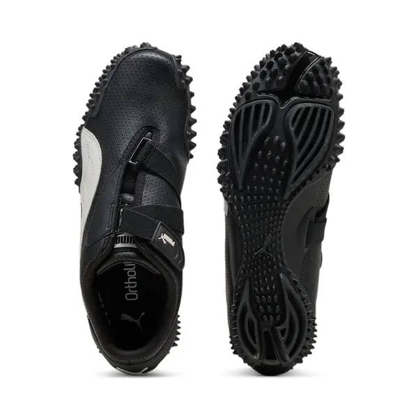 PUMA Mostro Perforated Leather Sneakers - Black/white