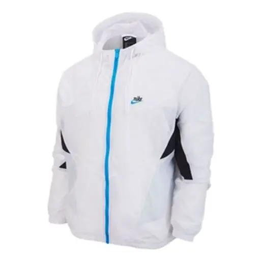 Nike Colorblock Logo Hooded Zipper Jacket
