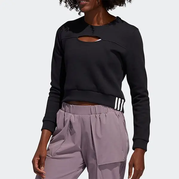 Adidas Training Sport Round Collar Leisure Short Jacket