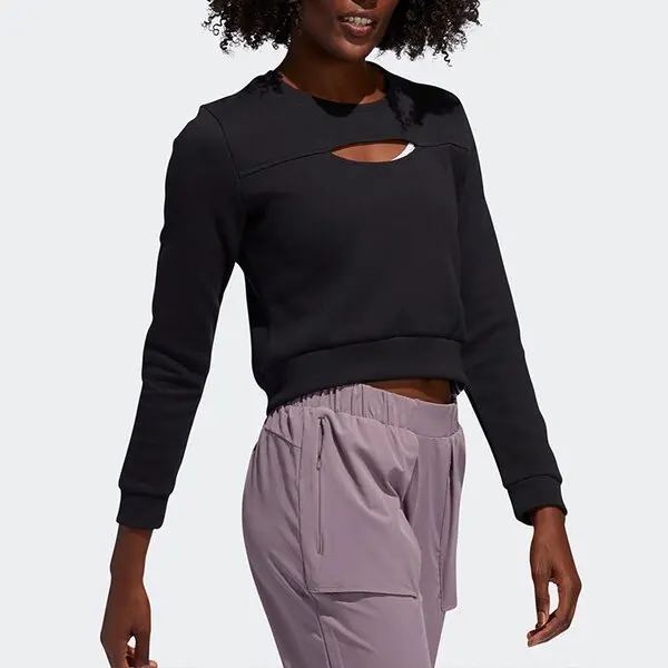 Adidas Training Sport Round Collar Leisure Short Jacket