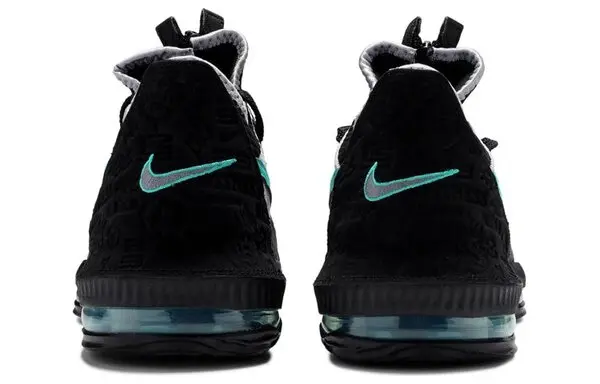 Nike X Atmos Lebron 16 Low "clear Jade - Blue/grey