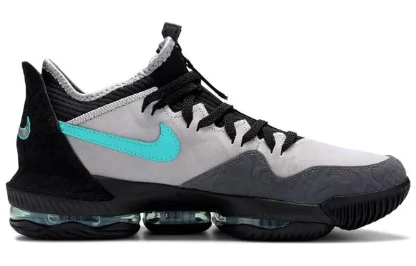 Nike X Atmos Lebron 16 Low "clear Jade - Blue/grey
