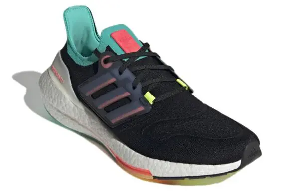 Adidas Ultraboost 22 Athletic Sneakers - Core Black/turbo.mint Rush