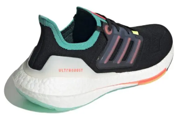 Adidas Ultraboost 22 Athletic Sneakers - Core Black/turbo.mint Rush