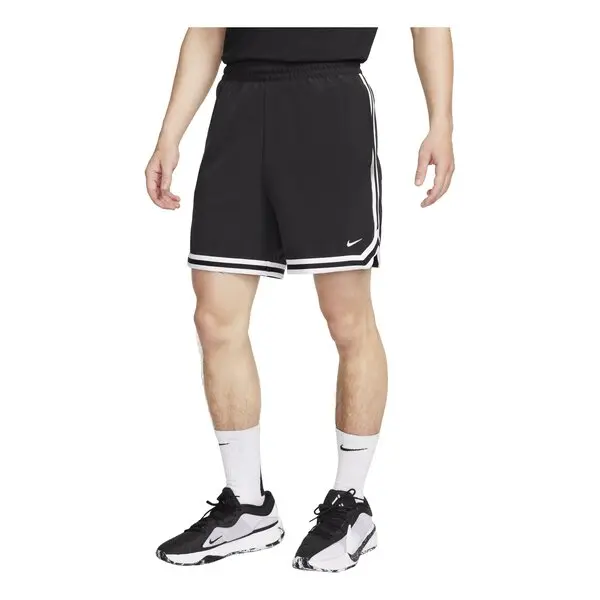 Nike Dri-fit Woven Basketball Shorts - Black/white/white