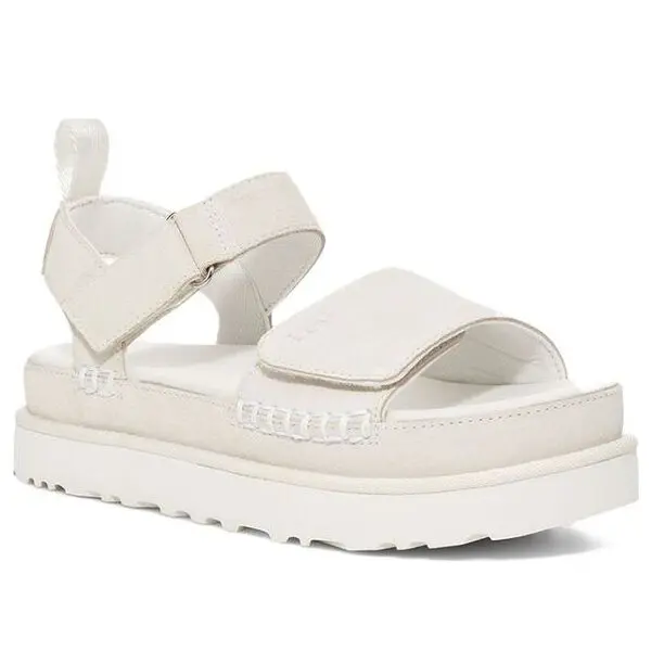 UGG Goldenstar Flatform Sandal - White