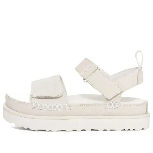 UGG Goldenstar Flatform Sandal - White