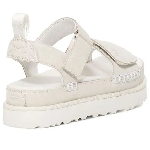 UGG Goldenstar Flatform Sandal - White