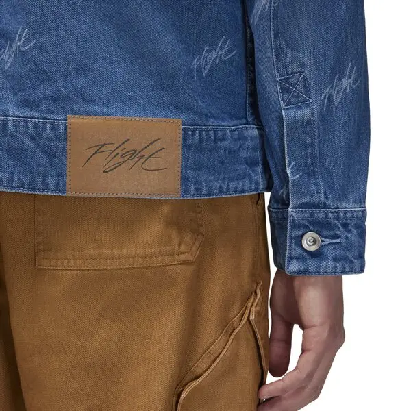 JORDAN Air Flight Heritage Denim Jacket - Stone Blue
