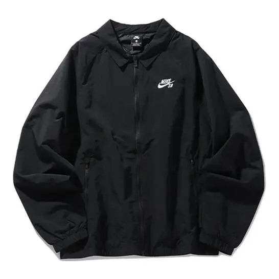 Nike Woven Logo Jacket - Black
