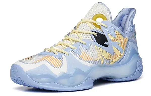 ANTA Shock Wave 4 'luosifen' Sneakers - Blue/yellow