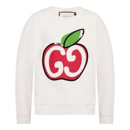 Gucci Gg Printing Sweatshirt - White