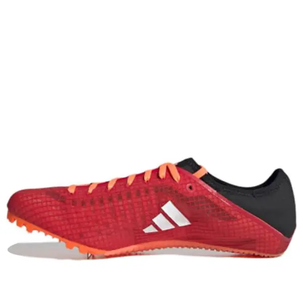 Adidas Sprintstar Spiked Track Shoes - Red/white/black