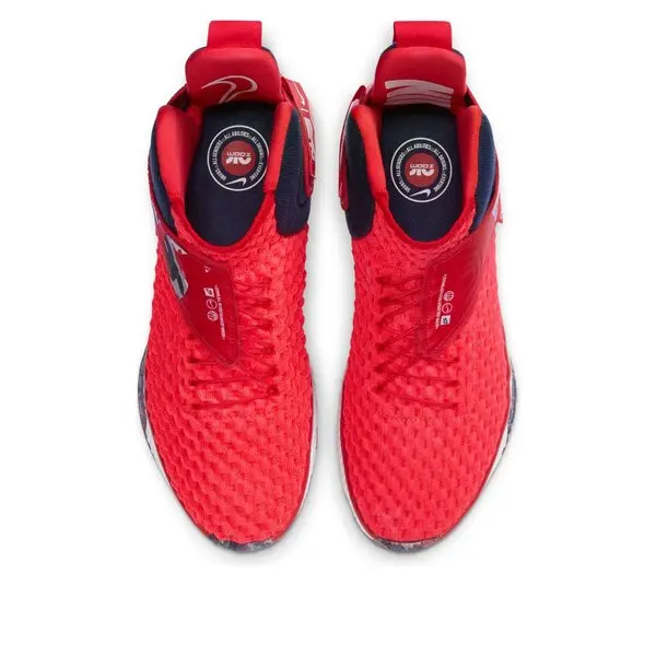 Nike Zoom Unvrs Flyease High Top Sneakers - Red/white