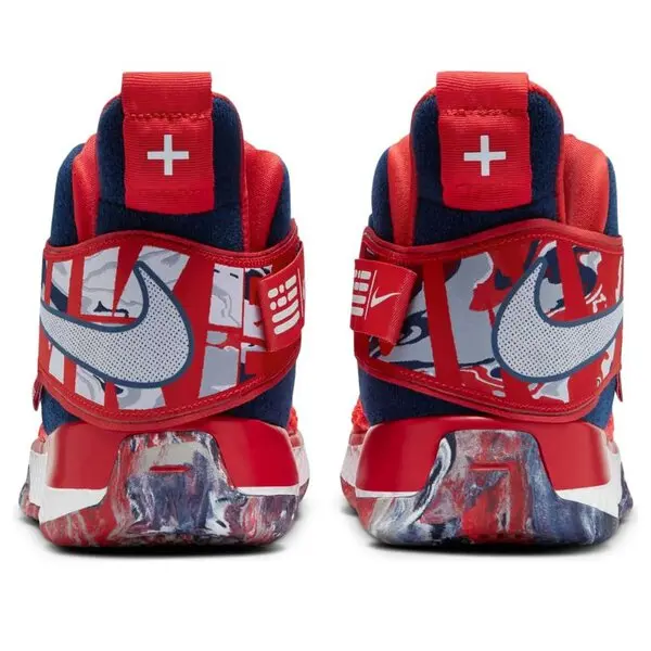 Nike Zoom Unvrs Flyease High Top Sneakers - Red/white