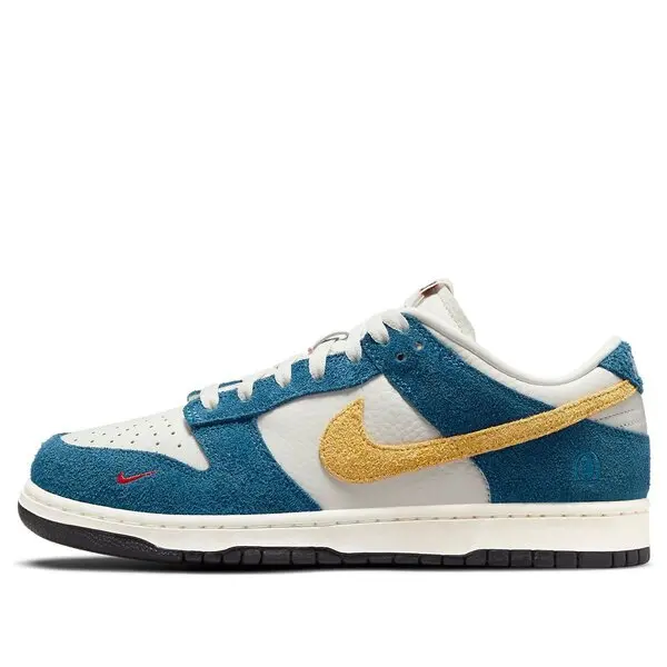 Nike X Kasina Dunk Low '80s Bus Sneakers - Blue/yellow