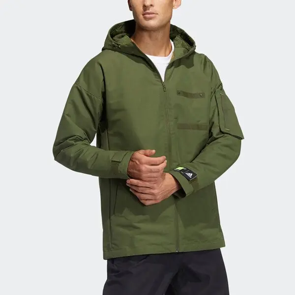 Adidas Th Woven Cstm Hooded Jacket
