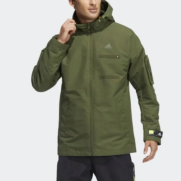 Adidas Th Woven Cstm Hooded Jacket