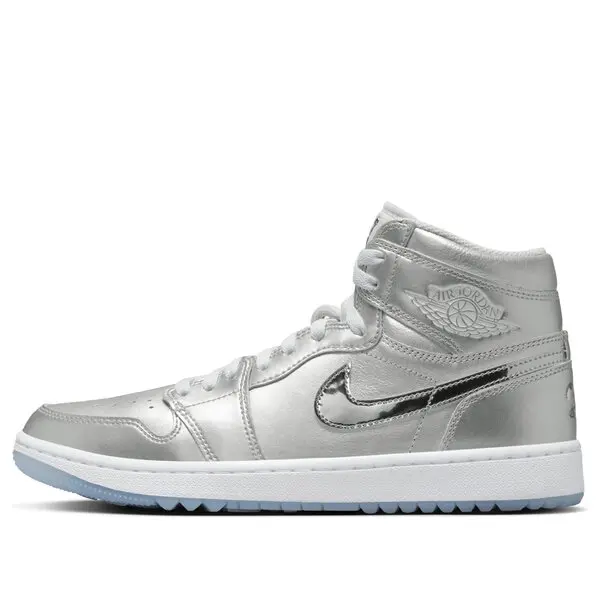 JORDAN 1 High Golf Sneakers - Silver