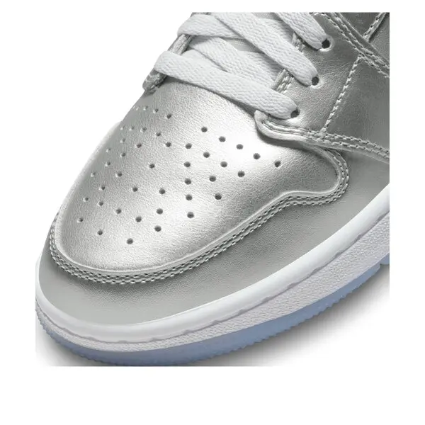 JORDAN 1 High Golf Sneakers - Silver