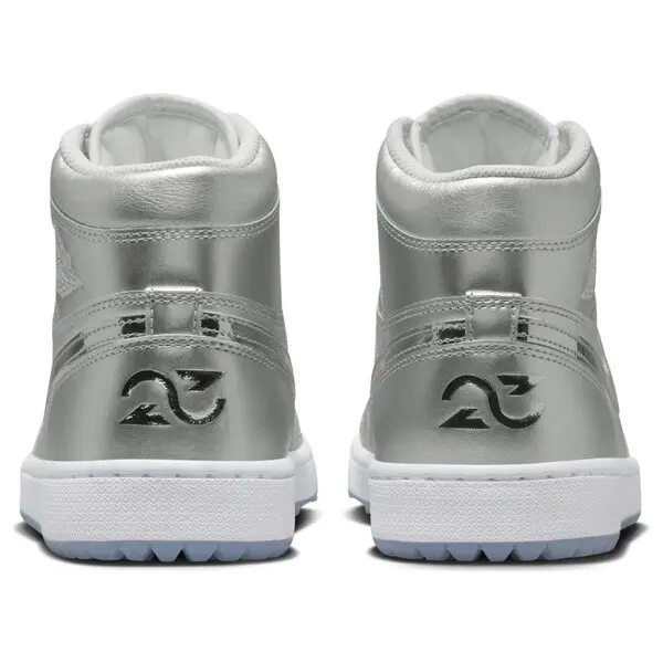 JORDAN 1 High Golf Sneakers - Silver