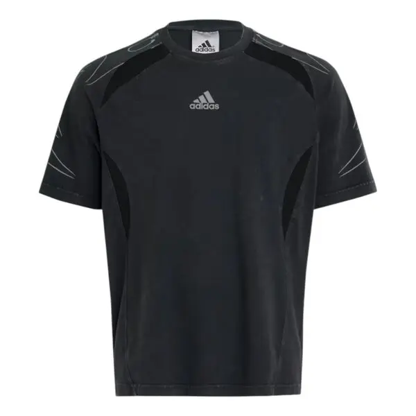 Adidas Adilenium Season 4 Team Geist Graphic Short Sleeve T-shirt - Black