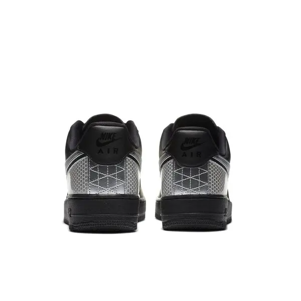 Nike 3m X Air Force 1 '07 Lv8 Sneakers - Black/mtlc Silver