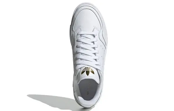 Adidas Supercourt Sneakers In Gold Metallic