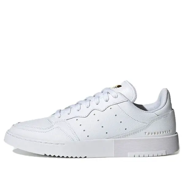 Adidas Supercourt Sneakers In Gold Metallic - Ftwwht/goldmt