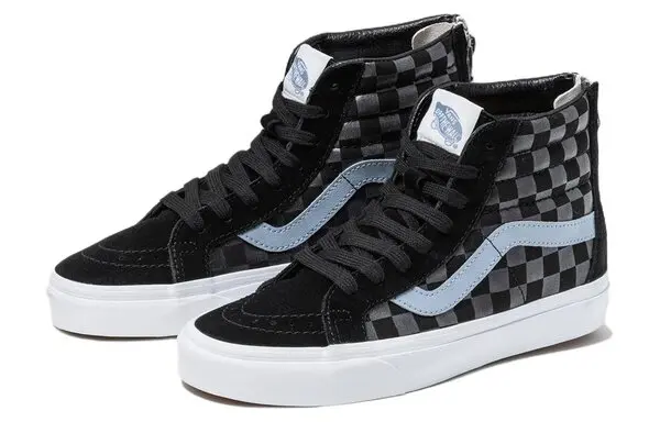 VANS Sk8-hi High Top Sneakers - Black/gray/blue
