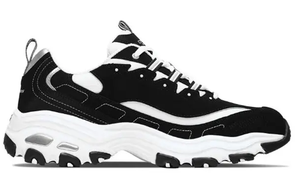 Sketchers D'lites Daddy Shoes 'white Black - White/black