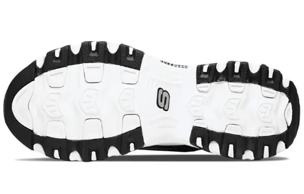 Sketchers D'lites Daddy Shoes 'white Black - White/black
