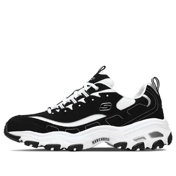 Sketchers D'lites Daddy Shoes - White/black