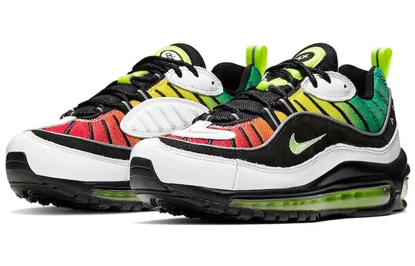 Nike X Olivia Kim Air Max 98 "no Cover - Black/volt-white-dynamic Yellow
