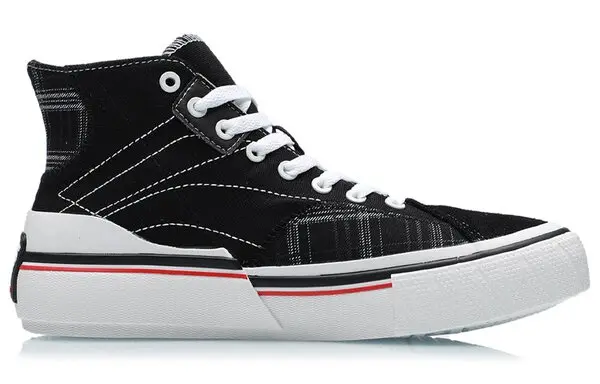 LI-NING Canvas Lace Up High Top Sneakers