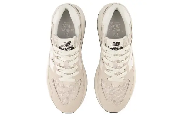 NEW BALANCE 57/40 Athletic Sneakers - Creambrown