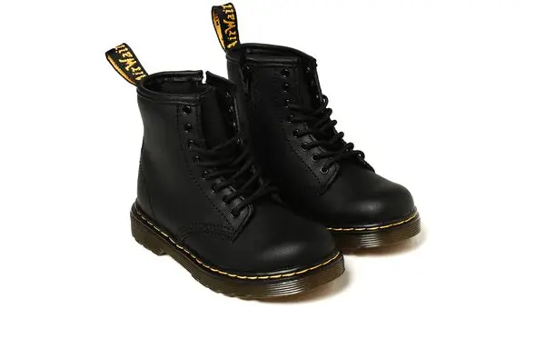 Dr. Martens 1460 Softy T Leather Lace Up Boots - Black