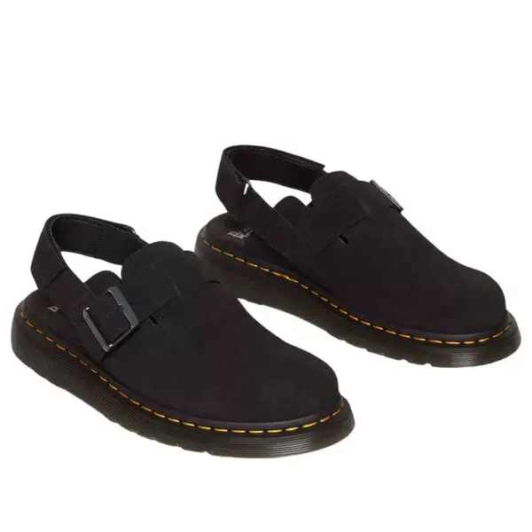 Dr. Martens Jorge Ii Suede Mules - Black