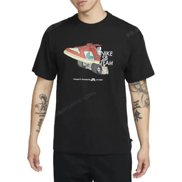 Nike Skate T-shirt 'black - Black/multi-color