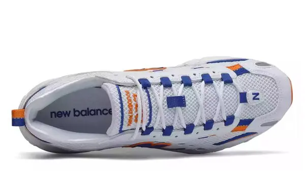 NEW BALANCE 827 Athletic Sneakers - White/blue/orange
