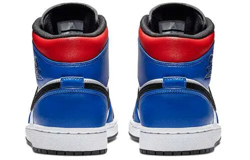 JORDAN 1 Retro Mid 'top 3 - White/black-hyper Royal-university Red