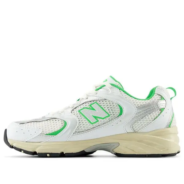 NEW BALANCE 530 Athletic Sneakers - White/green