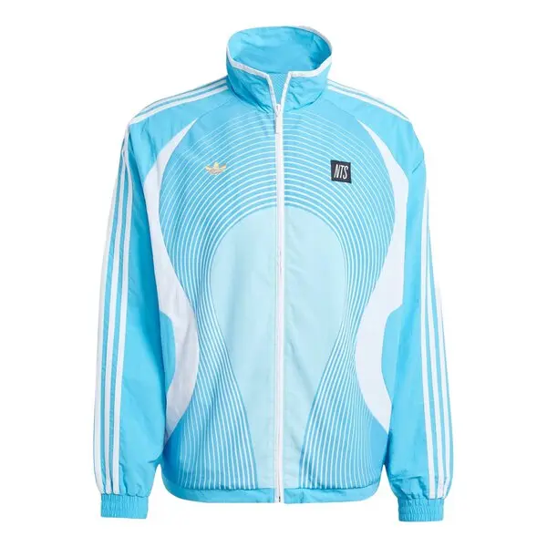 Adidas X Nts Radio Allover Print Sst Track Jacket Asia Sizing 'sky Blue - Sky Rush