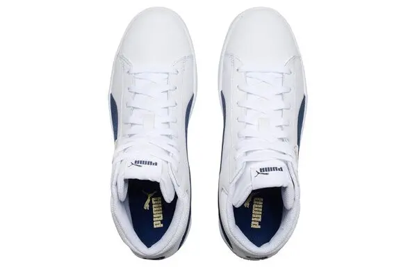 PUMA 1948 Mid Cozy Breathable Mid Tops Casual Skateboarding Shoes - White