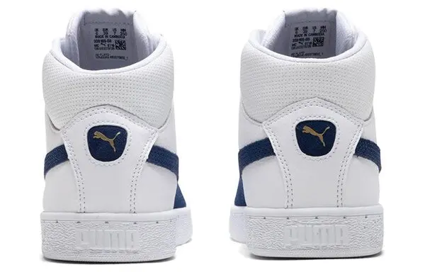 PUMA 1948 Mid Cozy Breathable Mid Tops Casual Skateboarding Shoes - White