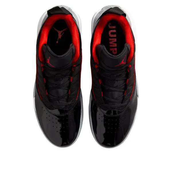 JORDAN Air Stay Loyal High Top Sneakers - Black/red