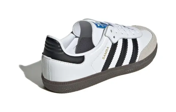 Adidas Samba Og C "white Gum" Sneakers - Cloud White/core Black/gum