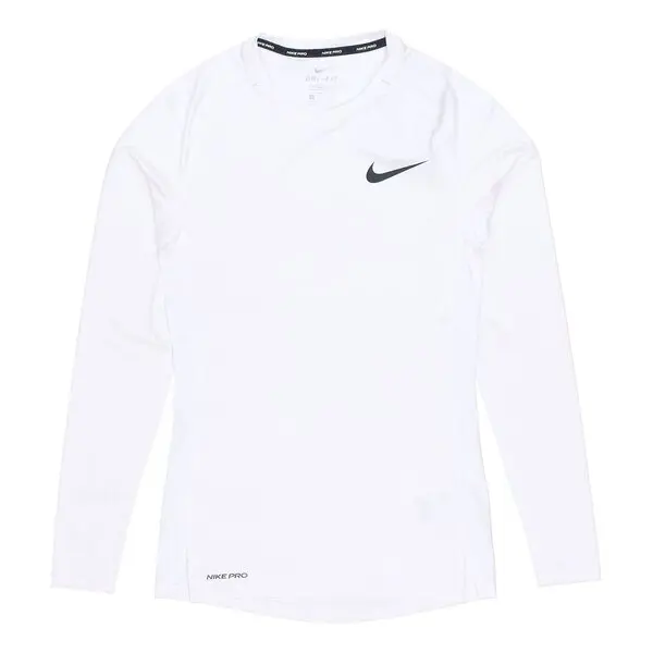 Nike Pro Training Tight Quick Dry Sports Training Gym Clothes - White