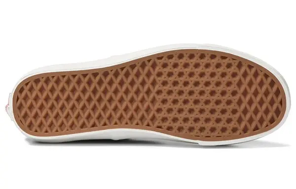 VANS Authentic 44 Low Top Sneakers With Embroidered Sunflower Detail - Brown